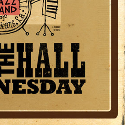 Preservation Hall Jazz Poster art, signed and numbered | John Tebeau Art