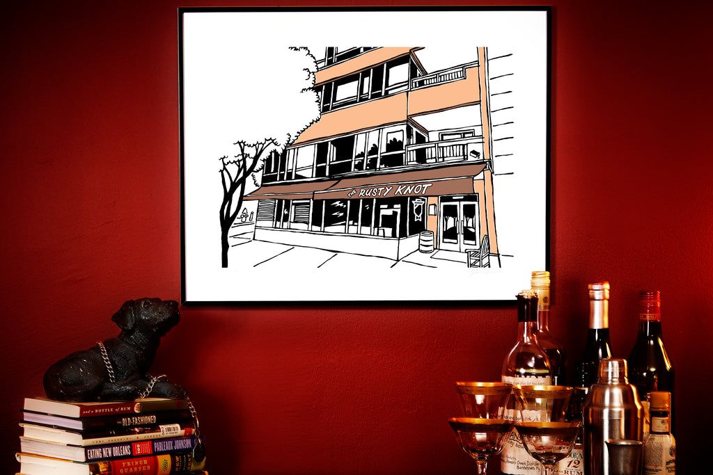 The Rusty Knot of Manhattan's West Village in New York: signed prints ...